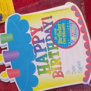 variety | Office | Happy Birthday Certificate Lot | Poshmark